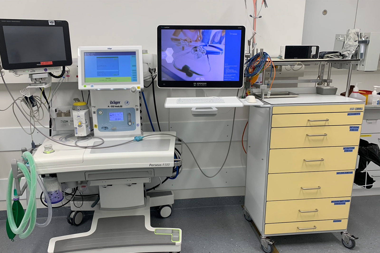 Flexible anaesthesia unit - Wiegand