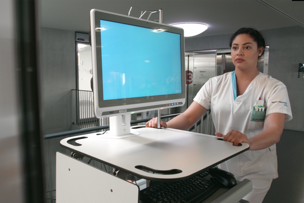 Computer, ward round and nursing trolleys - Wiegand